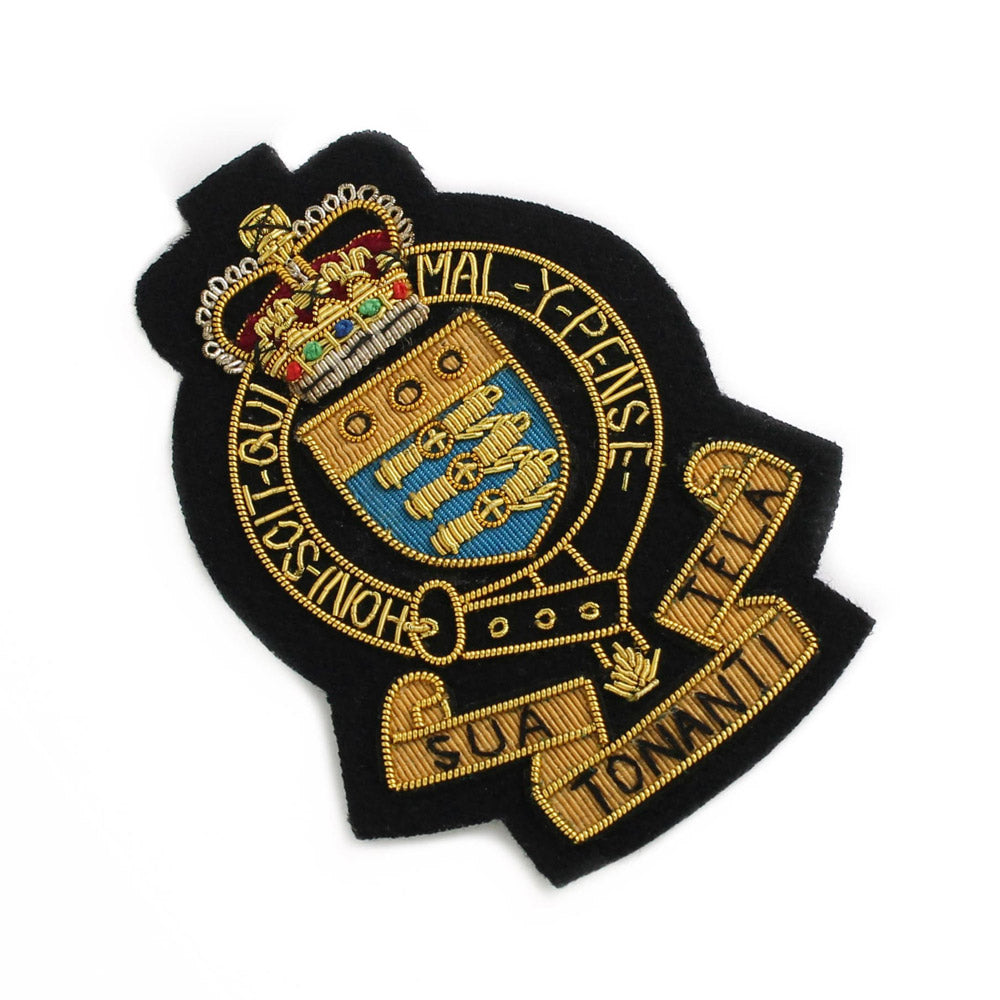 ROYAL ARMY ORDNANCE CORPS BLAZER BADGE